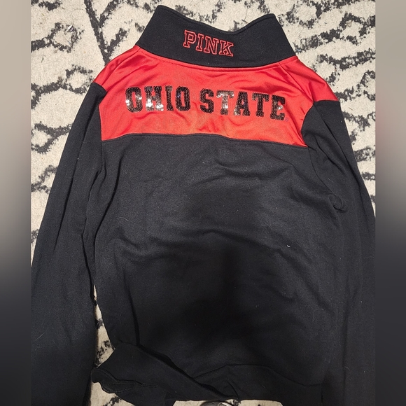 PINK Victoria's Secret | Jackets & Coats | Pink Ohio State Jacket ...